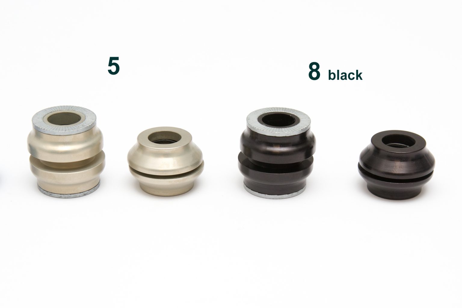 Set of aluminum cones for Fixed - Fixed Track hub set - Mental BMX